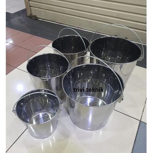 Jual ember stainless steel, bucket timba sus stenlis minyak bbm spbu ...