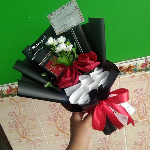Jual buket bunga mix rokok - Kab. Gunungkidul - dk bouquett | Tokopedia