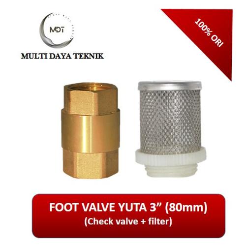Jual FOOT VALVE YUTA 3" (Inch) 80mm ORIGINAL - Kab. Bekasi - Multi Daya ...