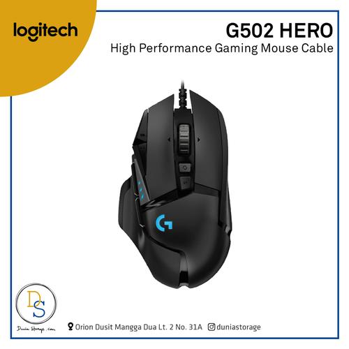 Promo Logitech G502 HERO High Performance Gaming Mouse Cable Cicil 0% ...