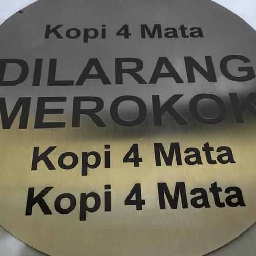 Jual Custom Sign Nama Ruangan | Tulisan Sign Board Stainless Laser ...