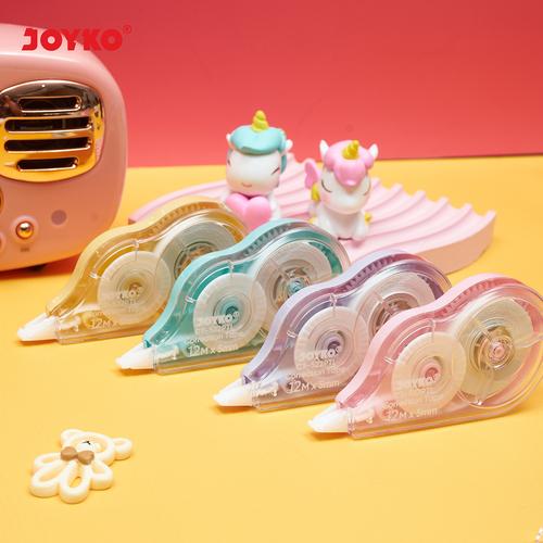 Promo Joyko Correction Tape 12m TipEx Kertas Joyko CT-522 PTL PASTEL ...