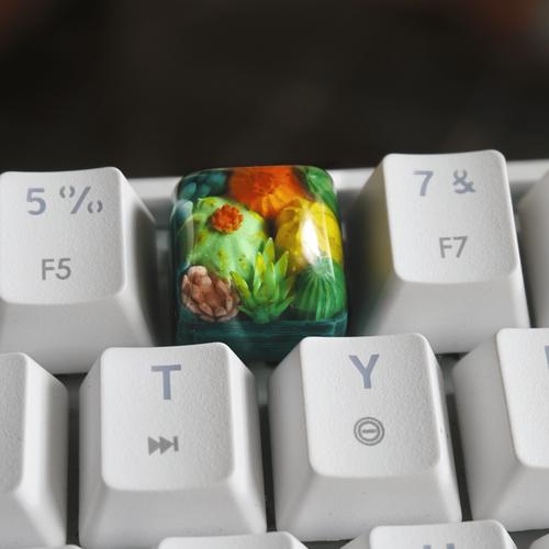 Jual Artisan Keycap/ keycaps Tema Kaktus, Cactus Garden Mechanical ...
