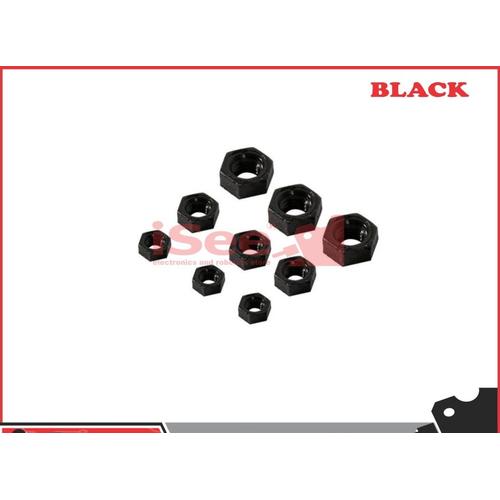 Jual Nut MUR hole 2MM 2 mm hex M2 hexagonal besi metal Color - Hitam ...