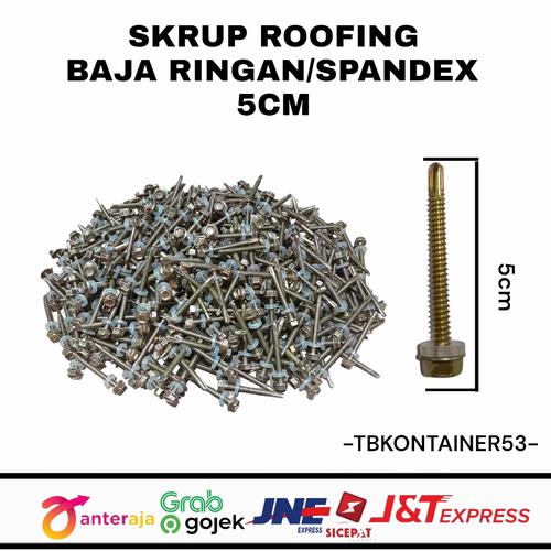 Jual BAUT ROOFING 5CM, SKRUP ROOFING BAJA RINGAN, SPANDEX DLL Harga ...