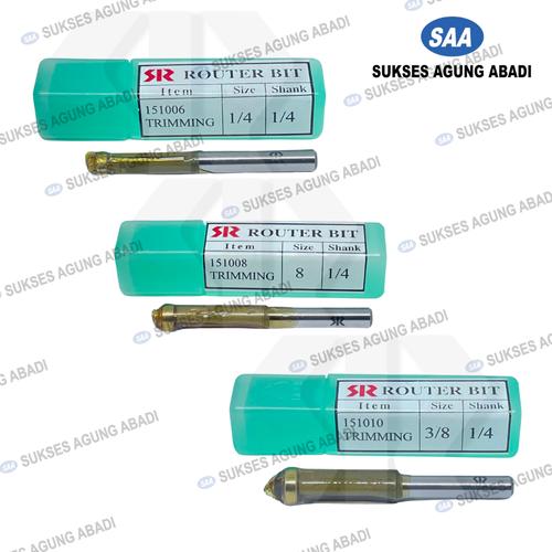 Jual SR/YASAKA Mata Profil Roda / Router Bit Triming One Bearing - 1/4 ...