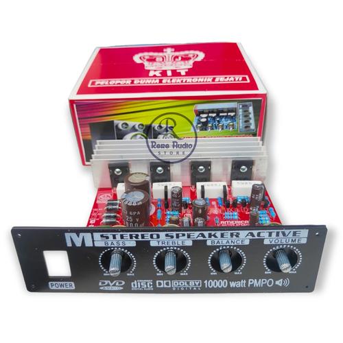 Jual Kit Power Speaker Aktif Stereo 150 Watt + Tone Control + Panel ...