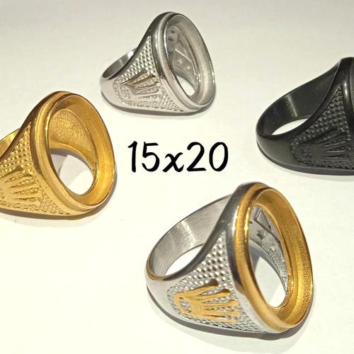 Jual emban ring titanium super model tanam 15x20 - Jakarta Timur ...