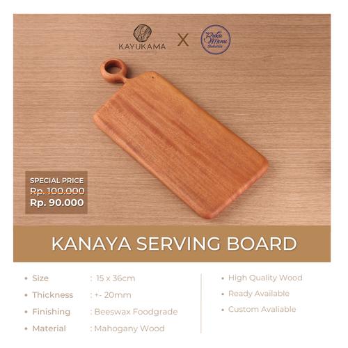 Promo Buku Menu Jakarta X Kayukama - Kanaya Serving Board (Tatakan ...