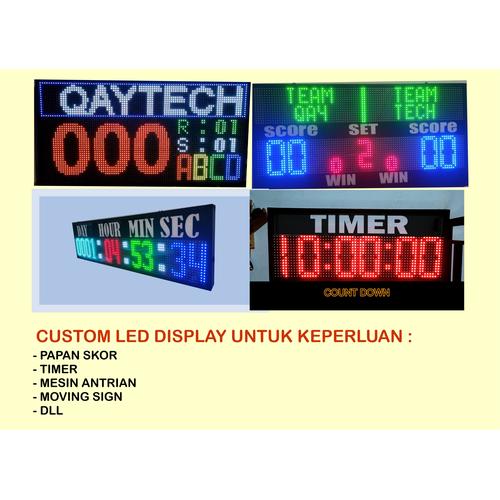 Jual Custom scoreboard | mesin antrian | led display - Kota Cimahi ...