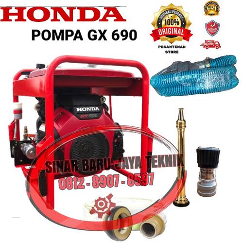 Jual Mesin Pompa Pemadam GX 690 HONDA fire PUMP 25 HP Bensin elektrik ...