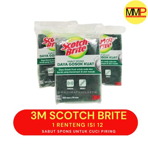 Jual 3M Scotch Brite Spons Sabut Cuci Piring / Busa Sabut Pembersih ...