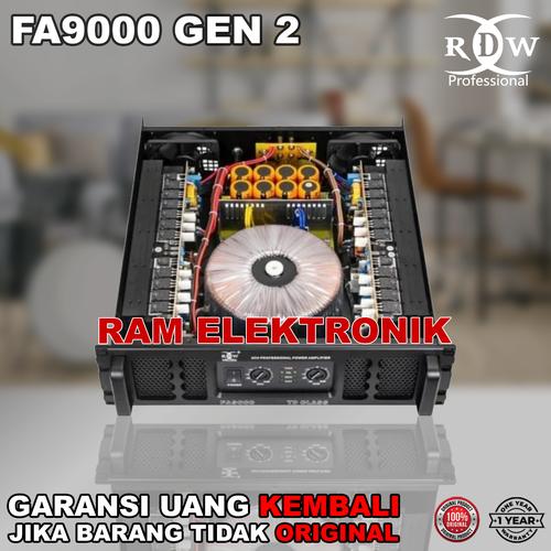 Jual Power Amplifier RDW FA9000 / FA-9000 GEN 2 Class TD 2 Channel ...