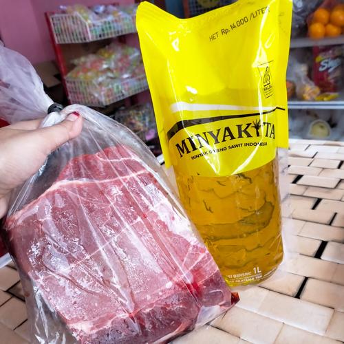 Jual paket daging rendang 1kg + minyak goreng 1 liter - Kota Bekasi ...