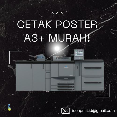 Jual A3+ Poster Digital Printing Art Paper, Art Paper 210gr - 1 Sisi ...