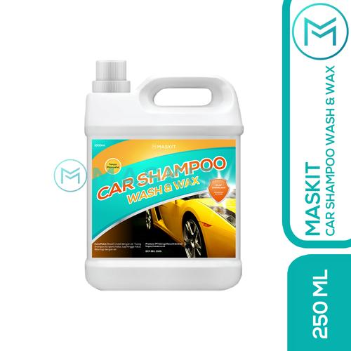 Jual Shampoo Wash and Wax Mobil Motor Sabun Cuci Kendaraan Maskit 1L ...