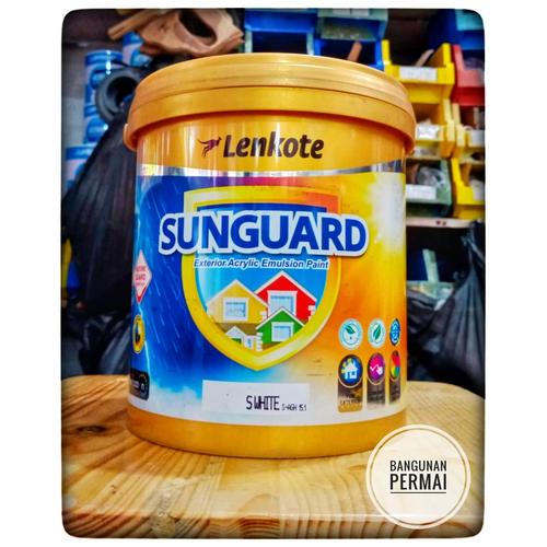 Jual Cat Tembok Exterior Sunguard Superwhite Lenkote 2.5 Lt - SUPER ...