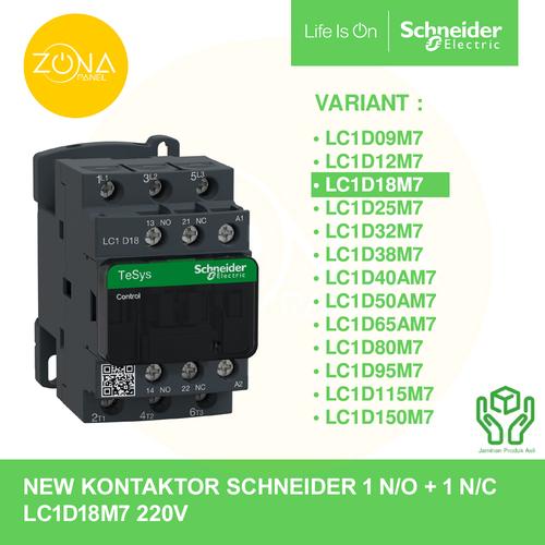 Jual KONTAKTOR CONTACTOR SCHNEIDER LC1D18M7 LC1D18 D18 220V NEW ORIGINAL - Jakarta Pusat - ZONA ...