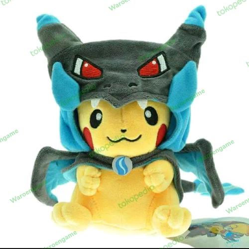 Jual Pokemon Pikachu Cosplay Charizard Mega Evo X - PIKACHU Charizard X ...