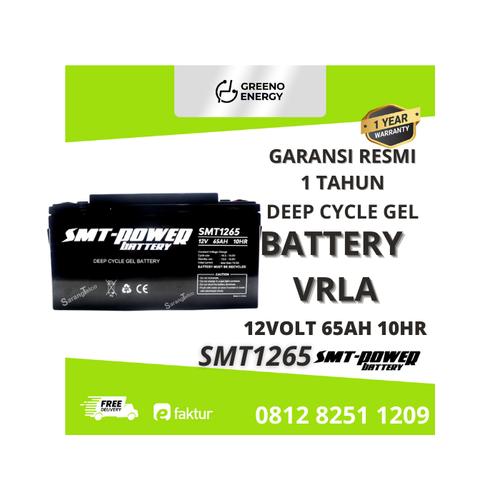 Jual SAMOTO Battery 12V 65AH Baterai Aki Kering UPS VRLA SMT POWER ...