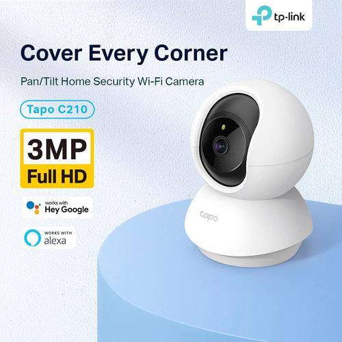 Jual TP-LINK Tapo C210 3MP 2K Pan/Tilt Home Security CCTV Wifi IP Camera - C210 INDOOR 3MP ...