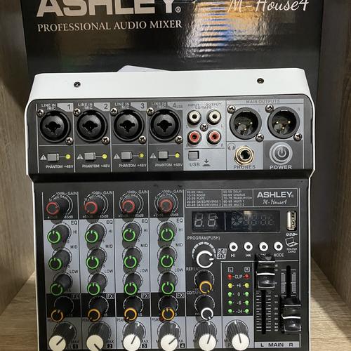 Jual Mixer Ashley M House 4 Original 4 Channel Bluetooth - USB ...
