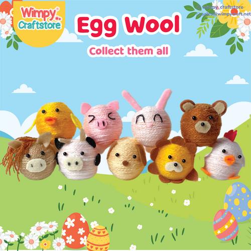 Promo Wimpy Craft KIT DIY Easter Egg Wool Telur Paskah Amigurumi Rajut ...
