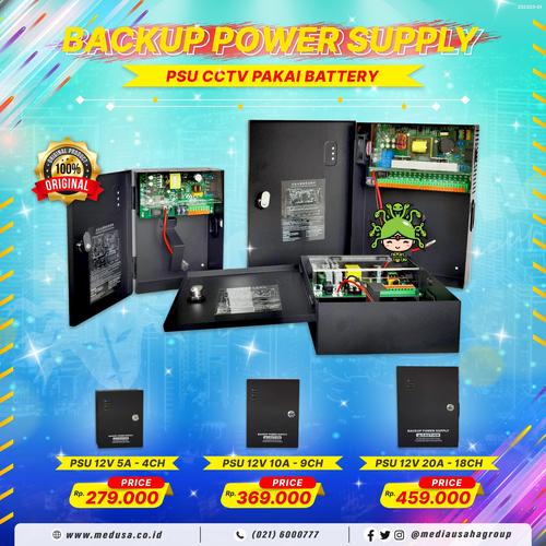 Jual Backup Power Supply For CCTV 12V/5A, 12V/10A, 12V/20A - Jakarta ...