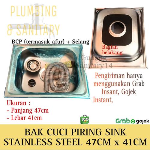 Jual Bak cuci piring sink BCP sink stainless steel 1 lubang bcp ...