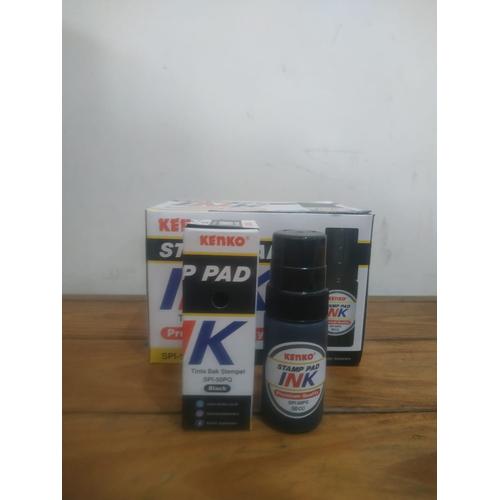 Jual Stamp Pad Ink SPI-50PQ Kenko Tinta Bak Stempel PREMIUM 50cc ...