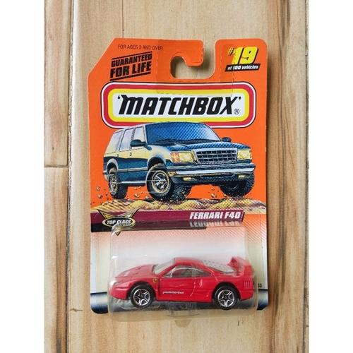 Jual matchbox diecast car ferrari f40 england toys red miniatur koleksi ...