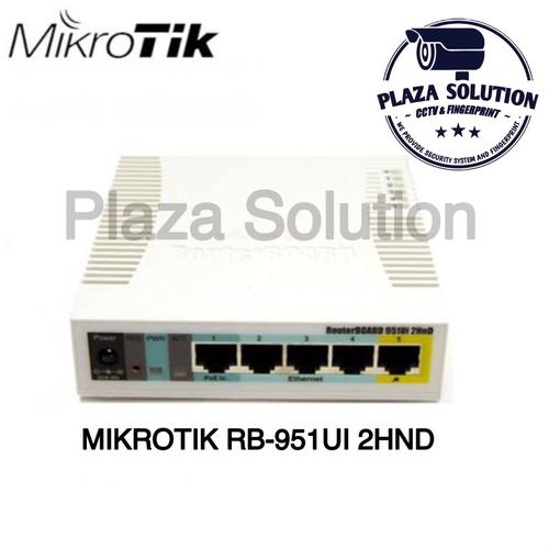 Jual MIKROTIK Router RB-951UI 2HND - Kota Makassar - Plaza Solution ...