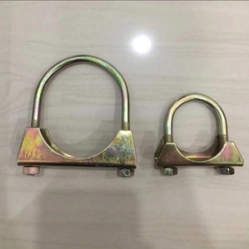 Jual klem knalpot 3 inch u bolt klem pipa ex haust clamp 3" klem besi U ...