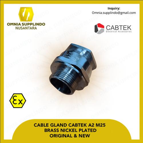 Jual Cable Gland CABTEK A2 M25 Brass Nickel Plated (BNP) - Jakarta ...