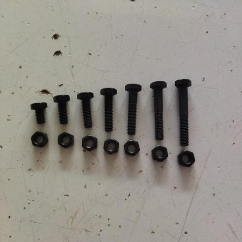 Jual baut+mur baja8. 8,m6x45, m6x50, m6x60, m6x70, m6x80, kunci 10 ...