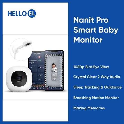 Jual Nanit Pro Smart Baby Monitor 1080p Secure Video Camera Sleep ...