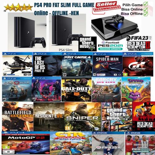 Jual ps4 hen 1tb - SLIM500GEXCLUSI - Jakarta Timur - Game art online ...