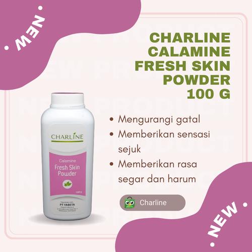 Jual Bedak Tabur Charline Calamine Fresh Skin Powder 100 gram - Kota ...