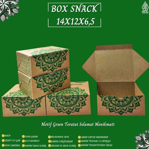 Jual Dus Snack Dus 14x12 Snack Box Motif Teratai (B1K19) - Kota Bandung ...