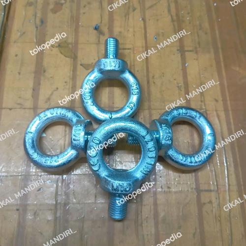 Jual eyebolt M16 galvanis putih / baut mata ukuran M16 - Jakarta Pusat ...