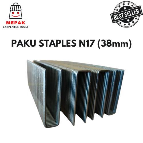 Jual Isi Staples Paku Tembak (U) N 17(38 mm) Isi Staples U 38 mm - Kab ...