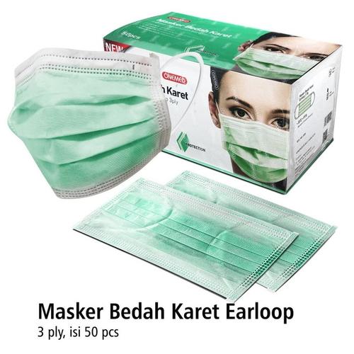 Jual Masker Medis Earloop OneMed isi 50pcs - Kab. Kebumen - arkanuft ...