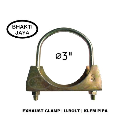 Jual Exhaust clamp / U-bolt / Klem Pipa (Knalpot, Tiang, Spanduk) 3 ...