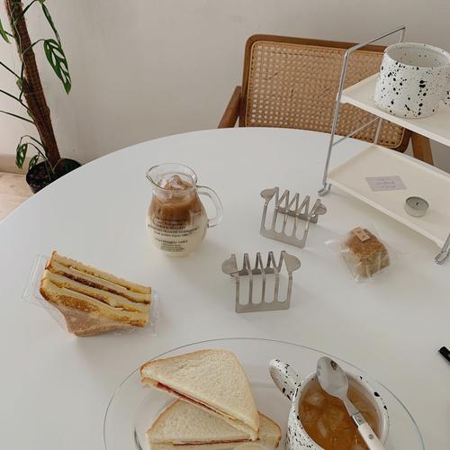 Jual TOAST RACK rak tempat roti tawar sliced bread aesthetic korean ...