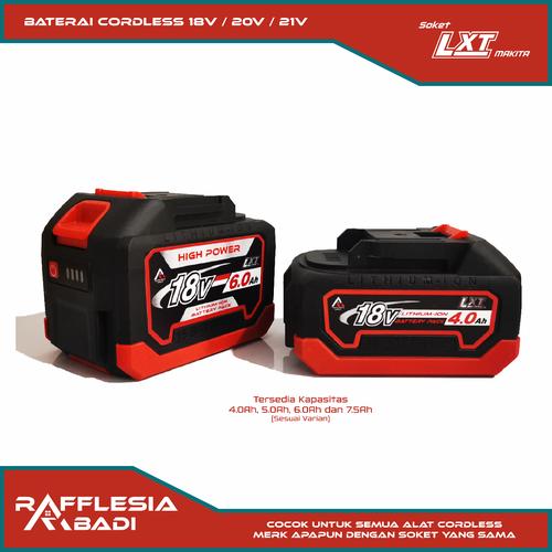 Jual Baterai Bor Cordless 18v LXT Makita Mollar Modern 4.0ah 6.0ah ...