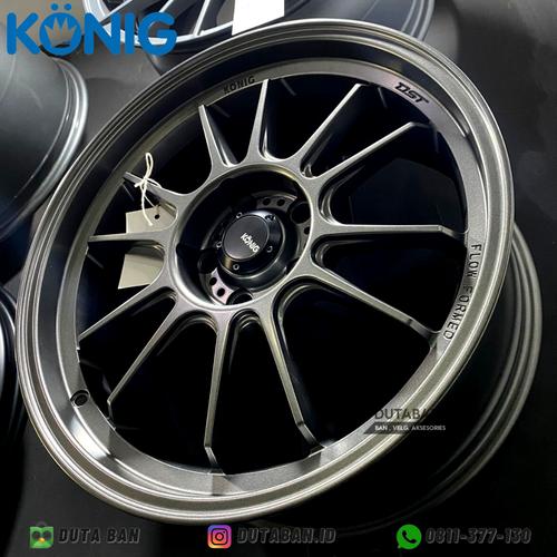 Jual Velg R18 KONIG HYPERGRAM Dark Gun metal 5X114 CRV HRV Innova Mazda CX5 - Kota Surabaya ...