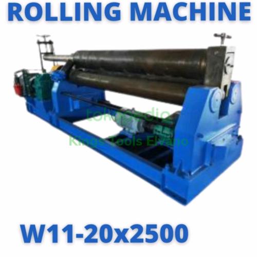 Jual (KTE)MESIN ROLL PLAT BESI 3 RODA W11-20x2500 / MESIN TEKUK PLAT ...