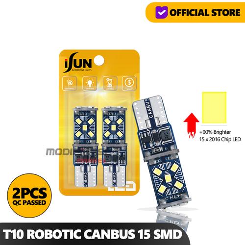 Jual Lampu LED T10 CANbus 15 SMD 2016 W5W Lampu Senja Kota Sein Rem Brake - Ice Blue - Jakarta ...