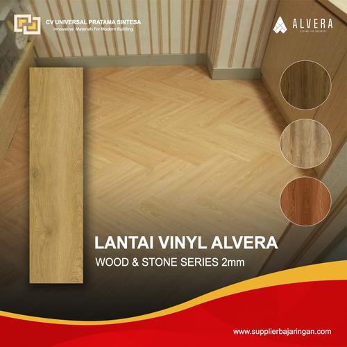 Jual Lantai Vinyl Alvera 2mm Wood & Stone Series Per Box - River White - Kab. Bogor - Universal ...