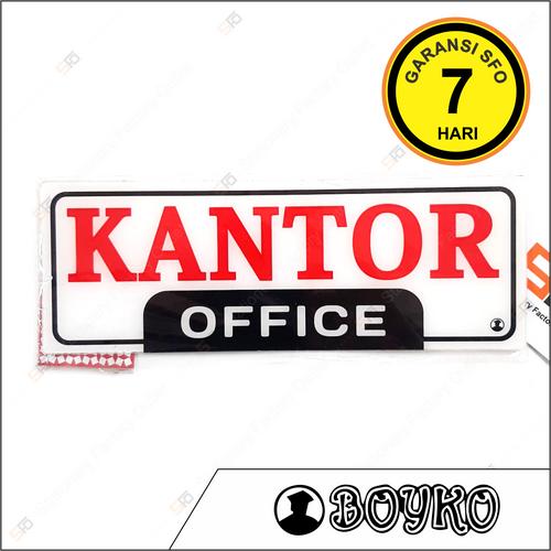 Jual Akrilik Office / Kantor - Acrylic Sign Standard 25cm x 9cm - Kota ...